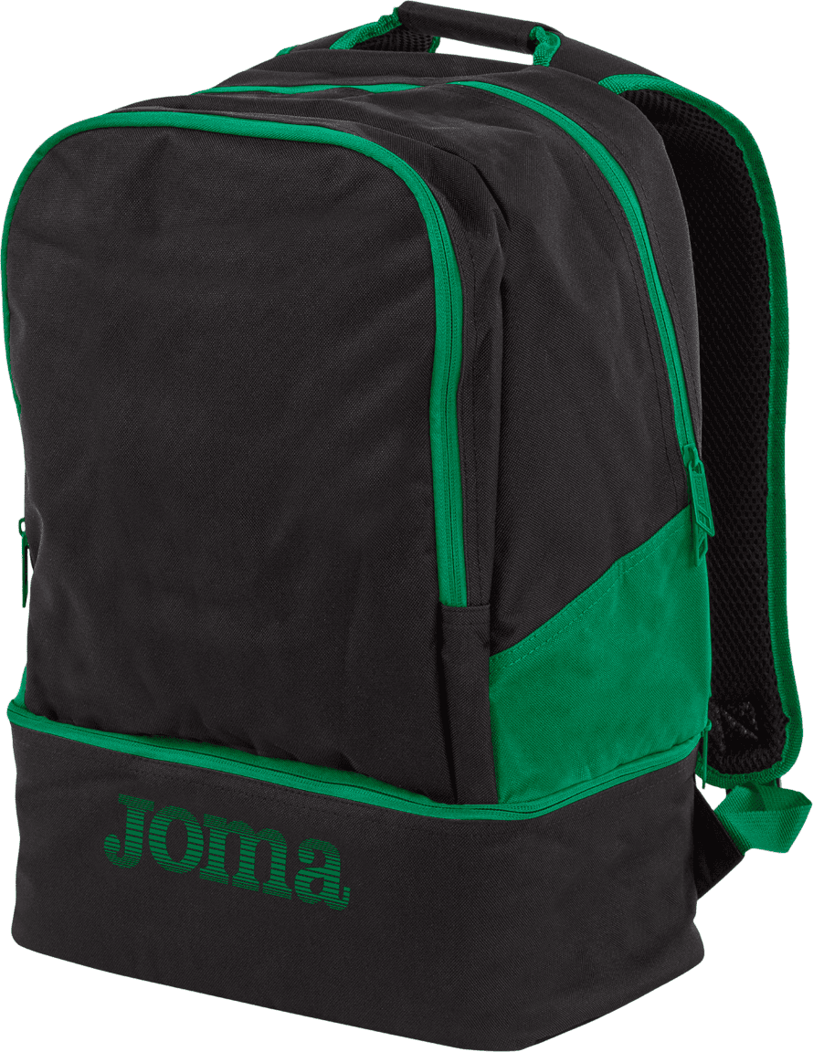 Joma Estadio III Backpack - Black / Green - Total Sports Direct